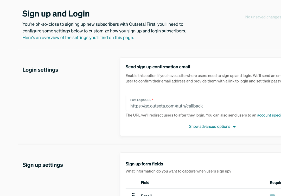 Authentication & SSO | Outseta